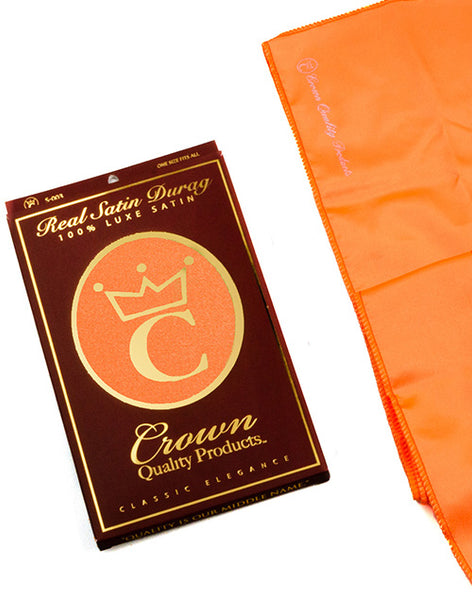Orange Satin Durag – 360sportwavebrush.com