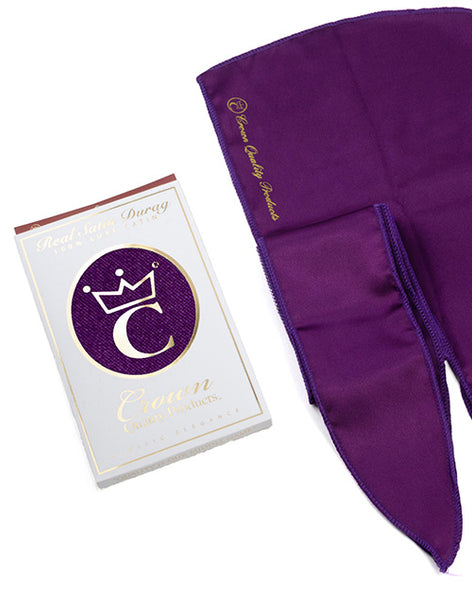 Purple Satin Durag – 360sportwavebrush.com