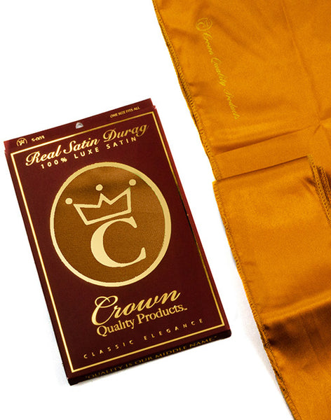 Gold Satin Durag – 360sportwavebrush.com